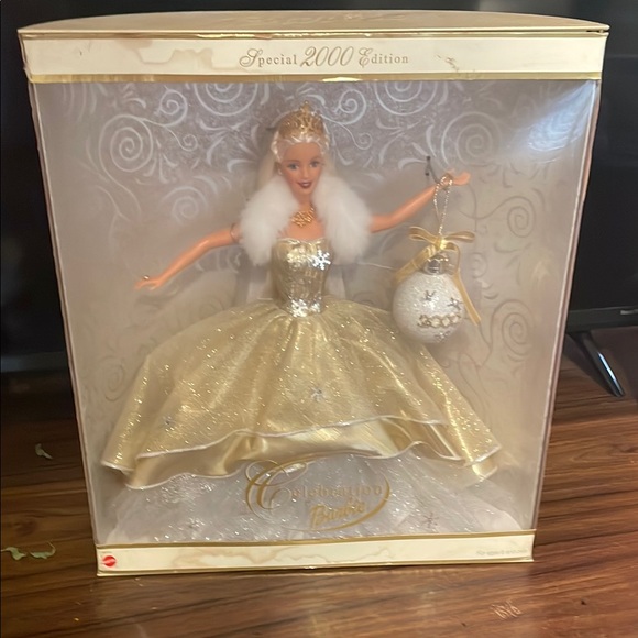 Barbie | Accents | Special 200 Edition Barbie In Gold Dress | Poshmark